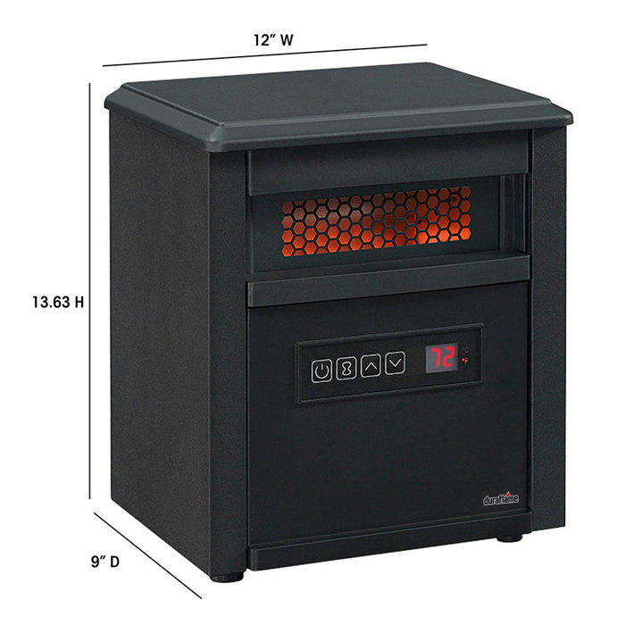 Duraflame Electric 1500 Watt 5200 BTU Space Heater & Reviews | Wayfair Duraflame Electric 1500 Watt 5200 BTU Space Heater & Reviews | Wayfair
